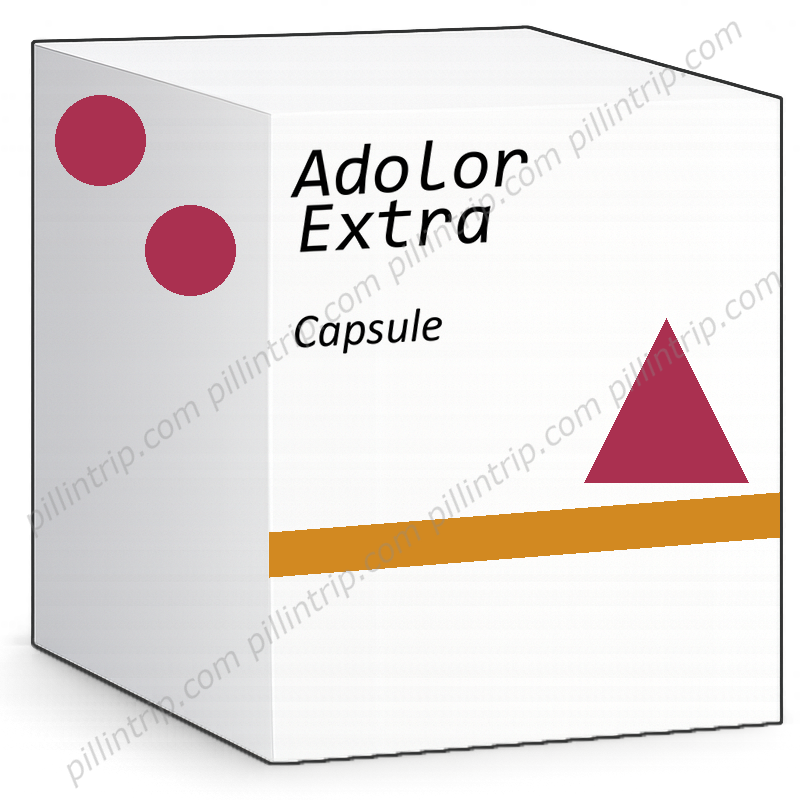 Adolor Extra : Usos, Efectos Secundarios, Interacciones, Dosis / Pillintrip