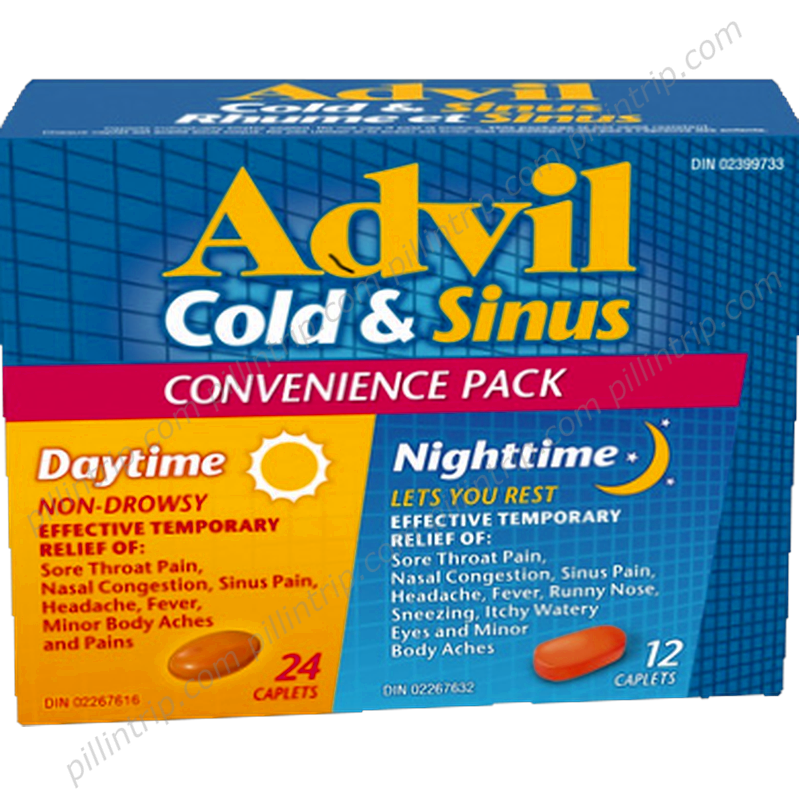 Advil Cold and Sinus Daytime : Usos, Efectos Secundarios, Interacciones ...