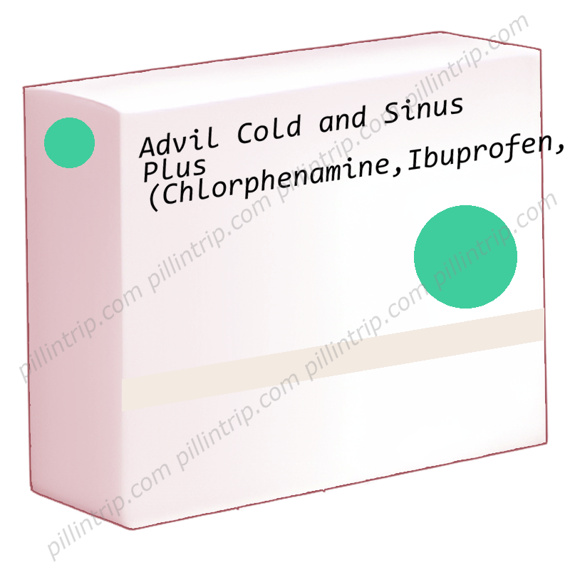 Advil Cold and Sinus Plus (Chlorphenamine,Ibuprofen,Pseudoephedrine ...