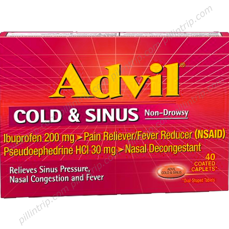 Advil Cold & Sinus : Uses, Side Effects, Interactions, Dosage / Pillintrip