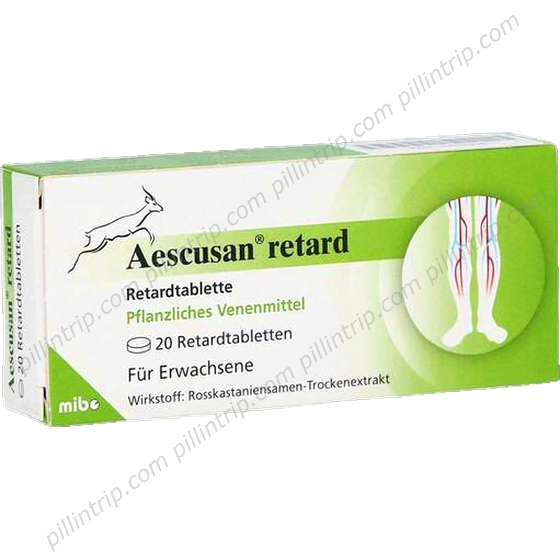 Aescusan 20 (Aescin) : Uses, Side Effects, Interactions, Dosage ...