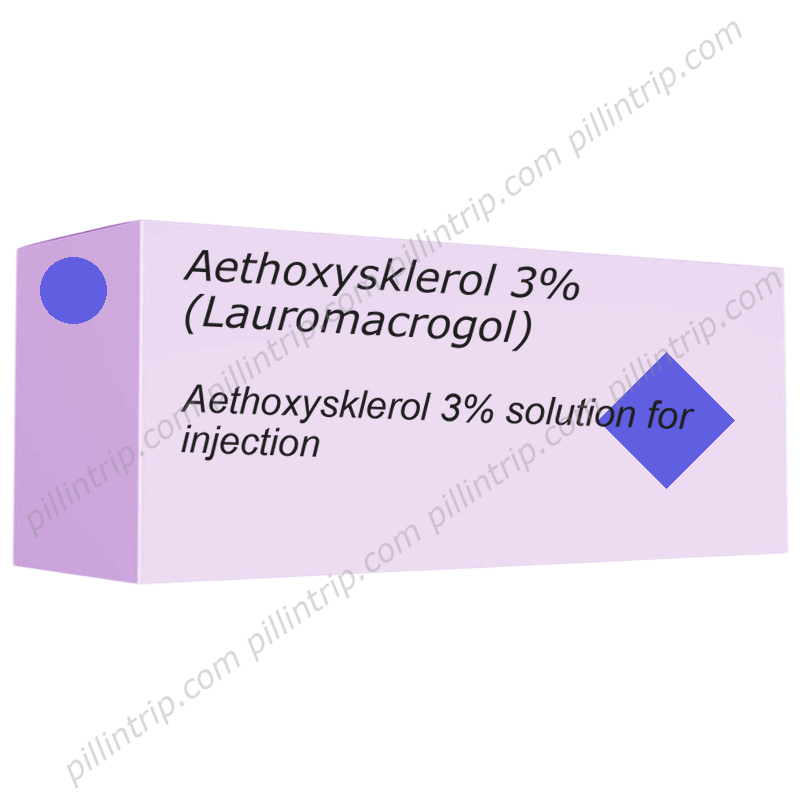 Aethoxysklerol 3% (Lauromacrogol) : Uses, Side Effects, Interactions ...