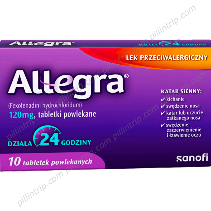 Allegra 120 : Usos, Efectos Secundarios, Interacciones, Dosis / Pillintrip