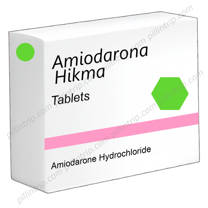 Amiodarona Hikma : Anwendung, Nebenwirkungen, Wechselwirkungen ...