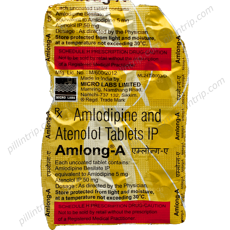 Amlong-A : Uses, Side Effects, Interactions, Dosage / Pillintrip