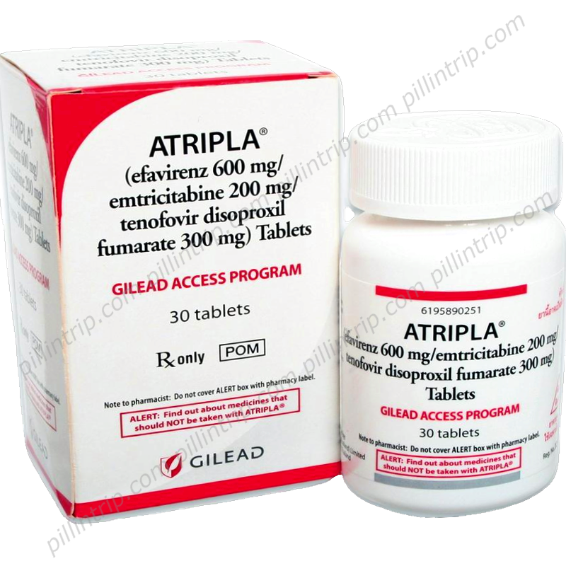 Atripla (tenofovir) : Uses, Side Effects, Interactions, Dosage / Pillintrip