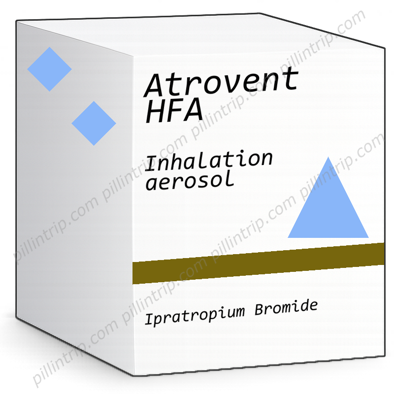 Atrovent HFA : Usos, Efectos Secundarios, Interacciones, Dosis / Pillintrip