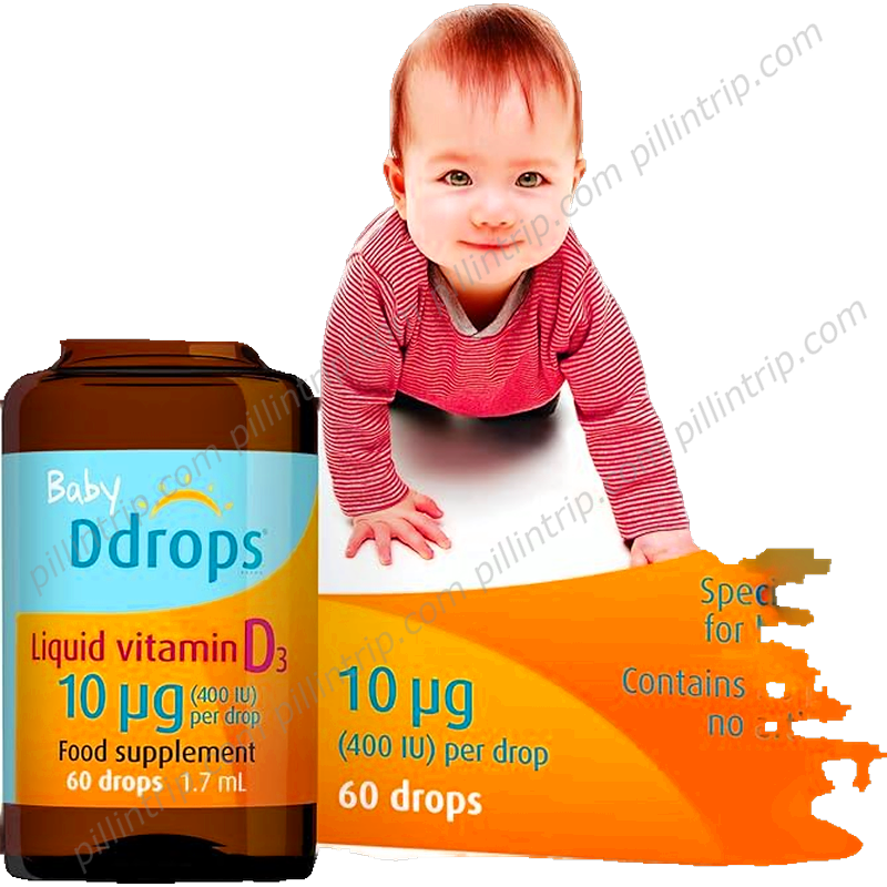 Baby DDrops : Usos, Efectos Secundarios, Interacciones, Dosis / Pillintrip