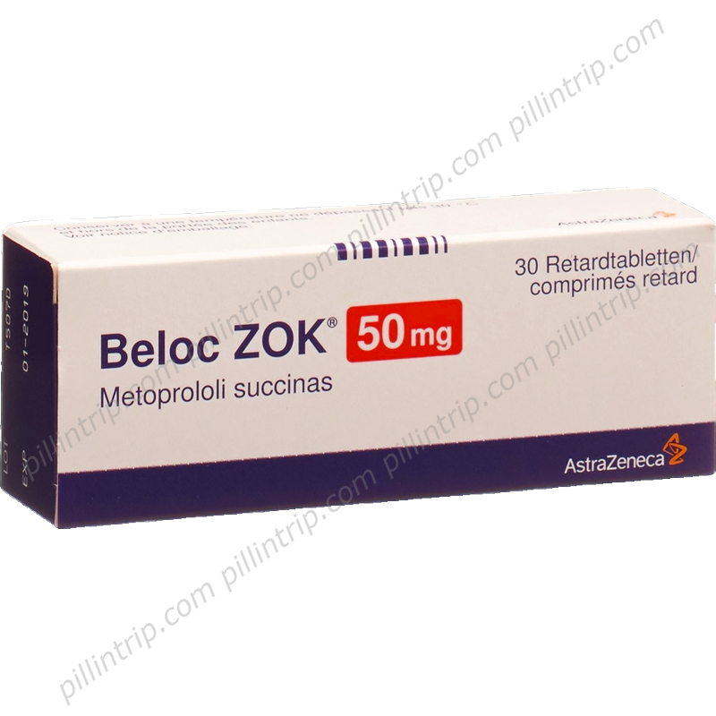 Beloc ZOK 50mg : Uses, Side Effects, Interactions, Dosage / Pillintrip