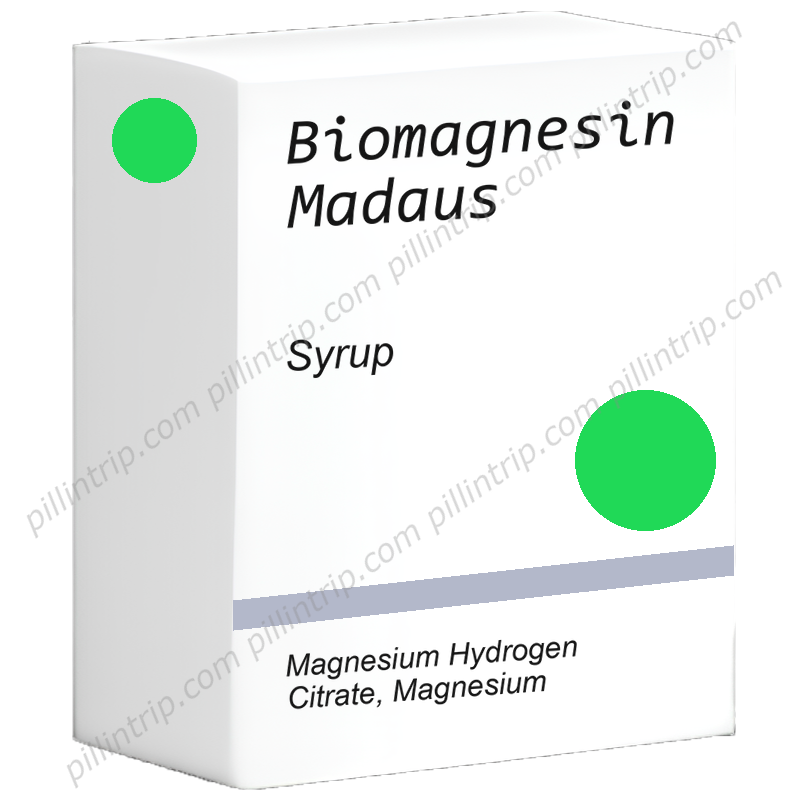 Biomagnesin Madaus : Uses, Side Effects, Interactions, Dosage / Pillintrip