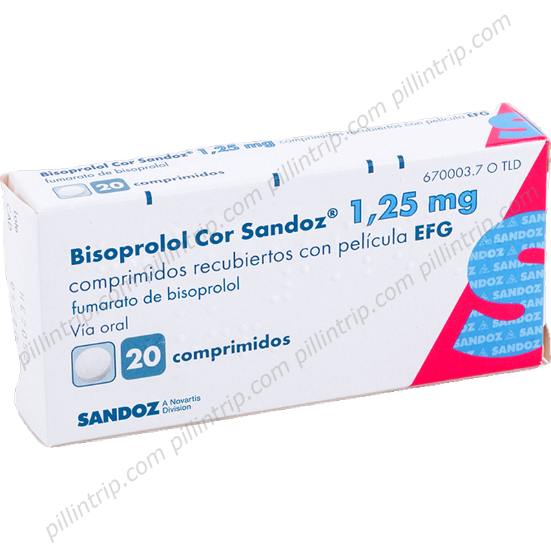 Bisoprolol Cor Sandoz : Usos, Efectos Secundarios, Interacciones, Dosis ...