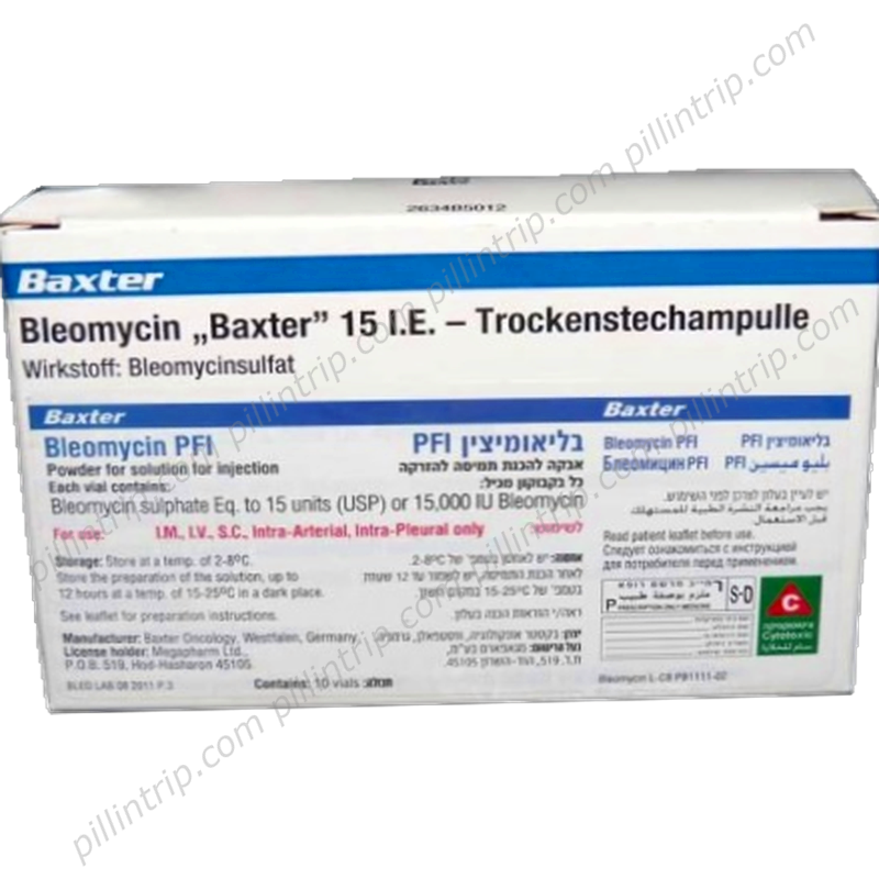 Bleomycin Baxter : Usos, Efectos Secundarios, Interacciones, Dosis ...