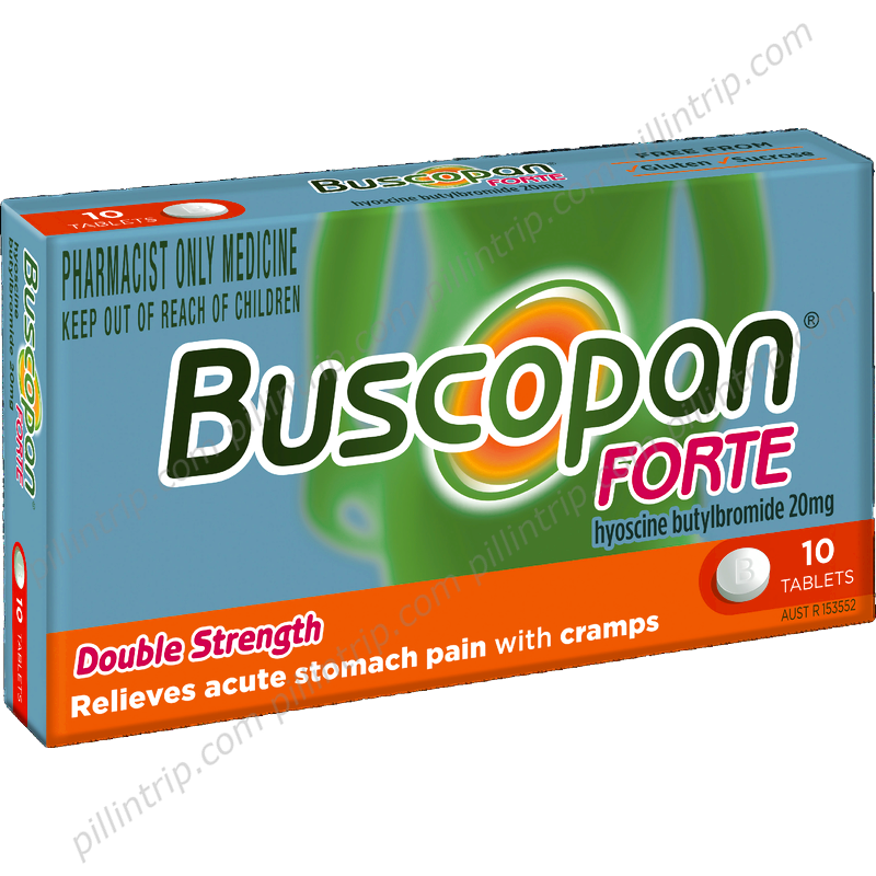 Buscopan Forte : Uses, Side Effects, Interactions, Dosage / Pillintrip