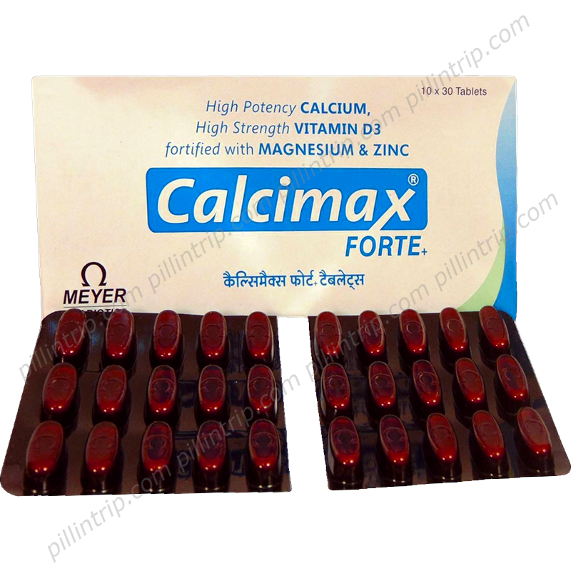 Calcimax forte : Uses, Side Effects, Interactions, Dosage / Pillintrip