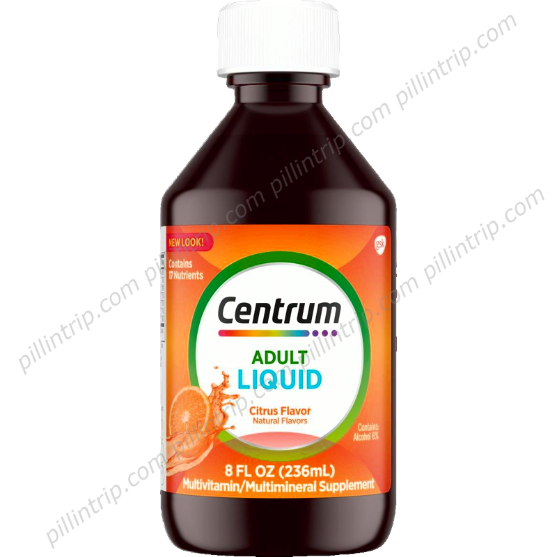 Centrum Liquid : Uses, Side Effects, Interactions, Dosage / Pillintrip