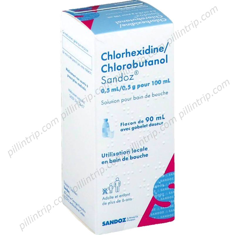 Chlorhexidine/Chlorobutanol Sandoz : Uses, Side Effects, Interactions ...