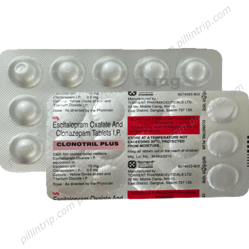 Clonotril PLUS : Uses, Side Effects, Interactions, Dosage / Pillintrip