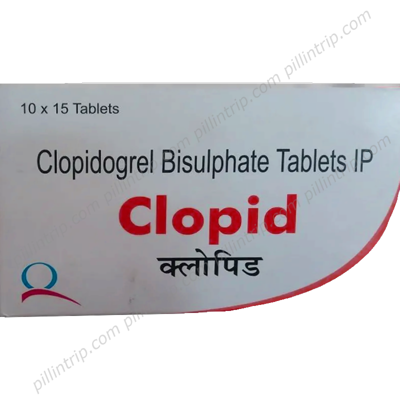 Clopid 75 : Uses, Side Effects, Interactions, Dosage / Pillintrip