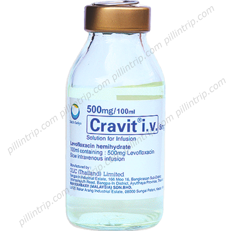 Cravit IV : Usos, Efectos Secundarios, Interacciones, Dosis / Pillintrip