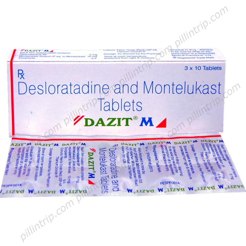 Dazit M : Uses, Side Effects, Interactions, Dosage / Pillintrip