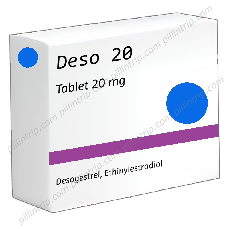 Deso 20 : Uses, Side Effects, Interactions, Dosage / Pillintrip