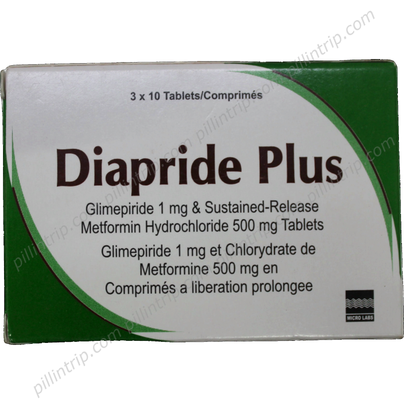 Diapride Plus : Anwendung, Nebenwirkungen, Wechselwirkungen, Dosierung ...