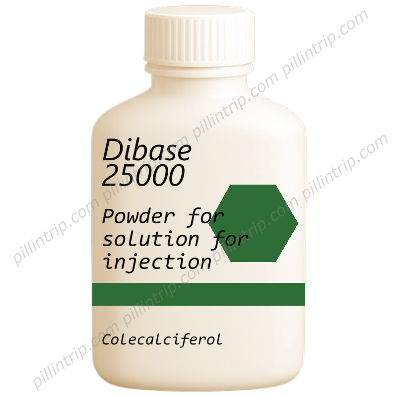 Dibase 25000 : Usos, Efectos Secundarios, Interacciones, Dosis / Pillintrip