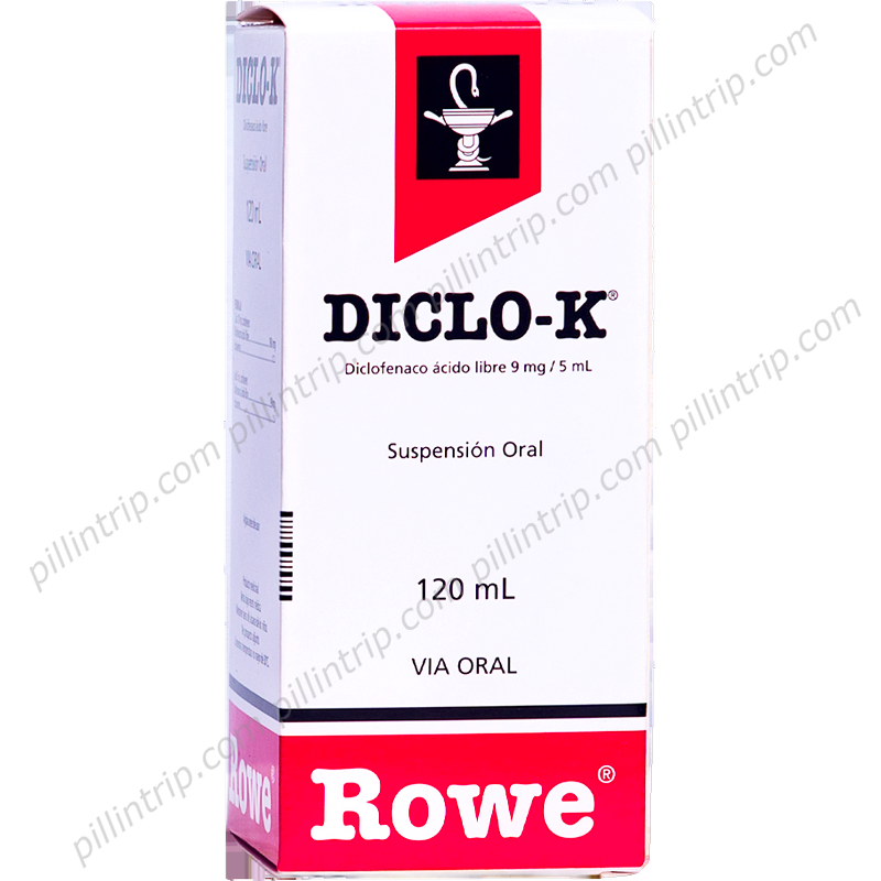 Diclo K : Usos, Efectos Secundarios, Interacciones, Dosis / Pillintrip