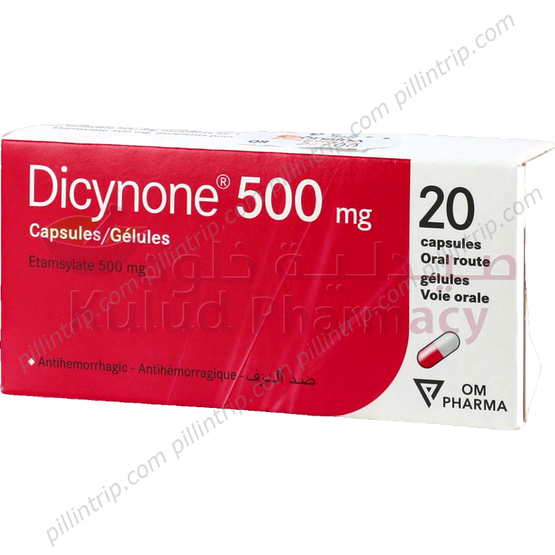 Dicynone 500 : Uses, Side Effects, Interactions, Dosage / Pillintrip