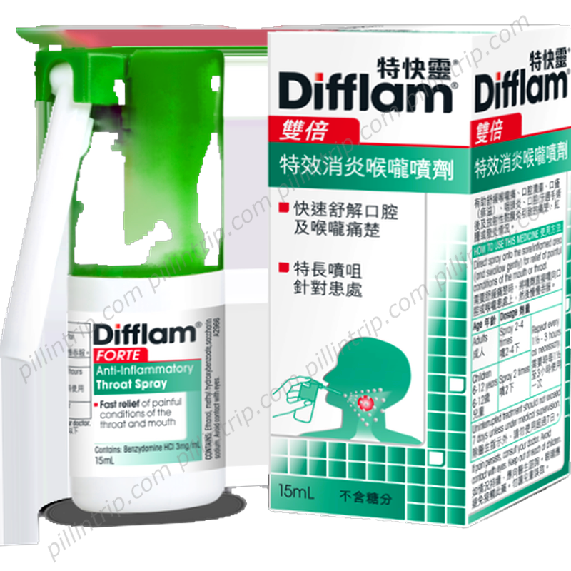 Difflam Anti-inflammatory Throat Spray : Uses, Side Effects ...