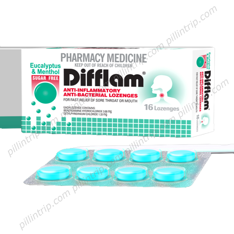 Difflam Lozenges : Uses, Side Effects, Interactions, Dosage / Pillintrip
