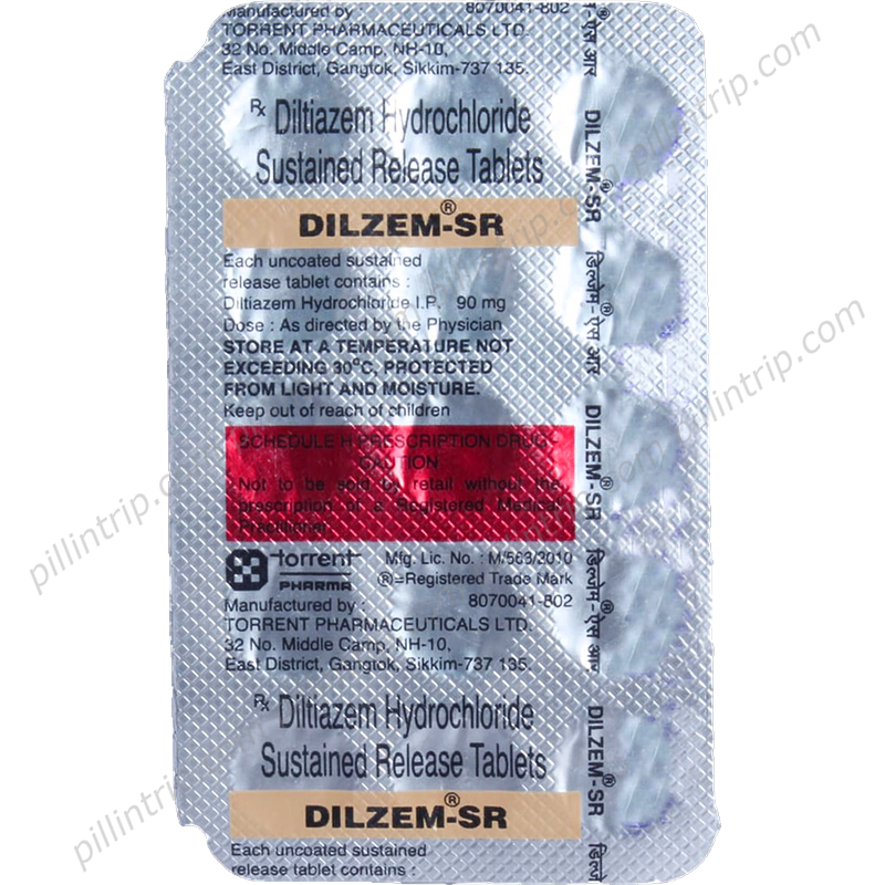 Dilzem SR : Usos, Efectos Secundarios, Interacciones, Dosis / Pillintrip
