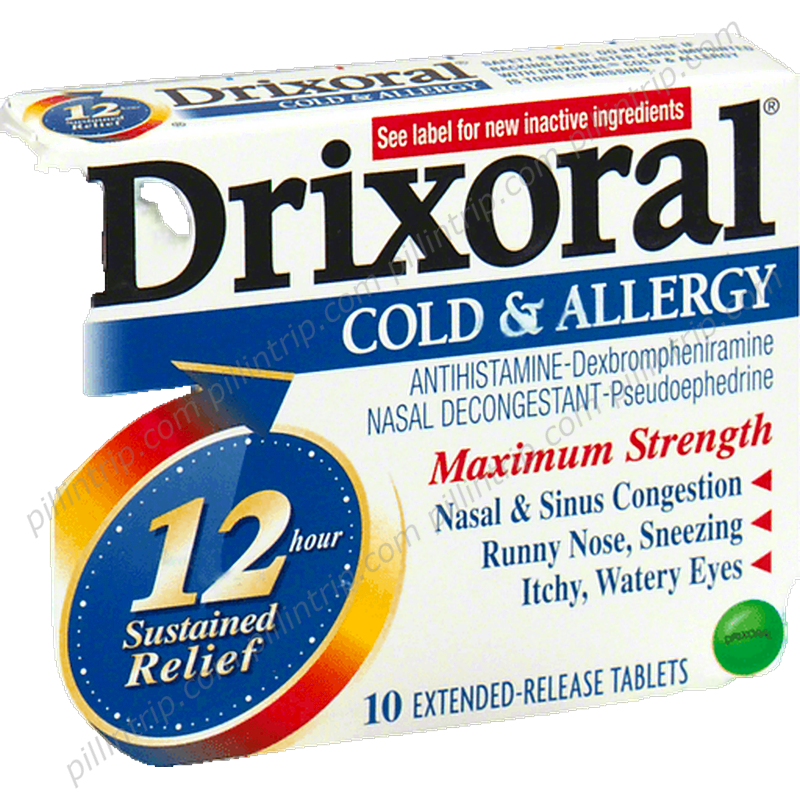Drixoral Cold & Sinus : Uses, Side Effects, Interactions, Dosage ...