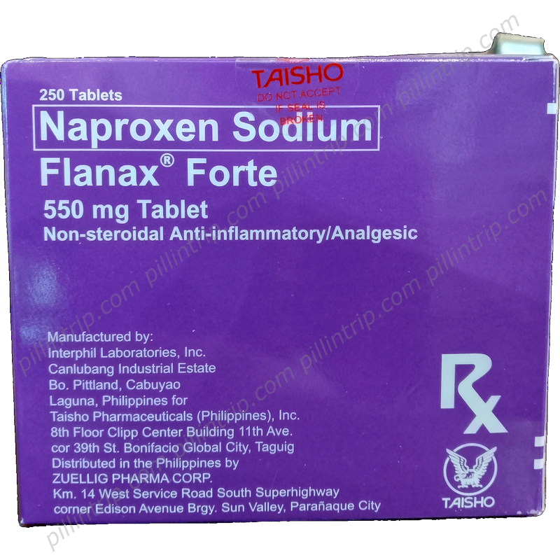 Flanax Forte : Uses, Side Effects, Interactions, Dosage / Pillintrip