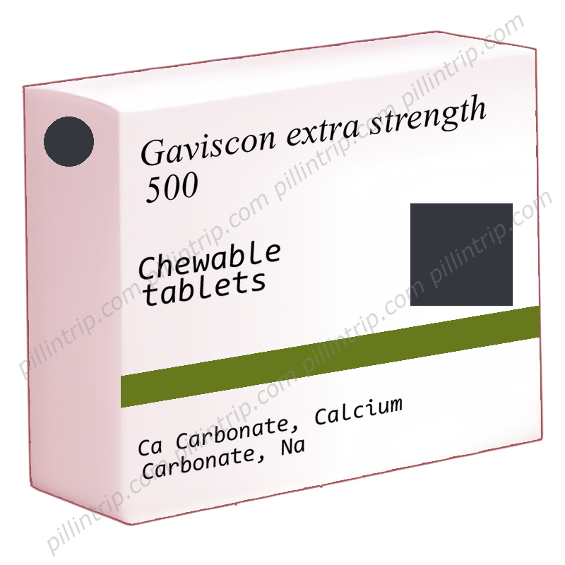 Gaviscon extra strength 500 : Uses, Side Effects, Interactions, Dosage ...