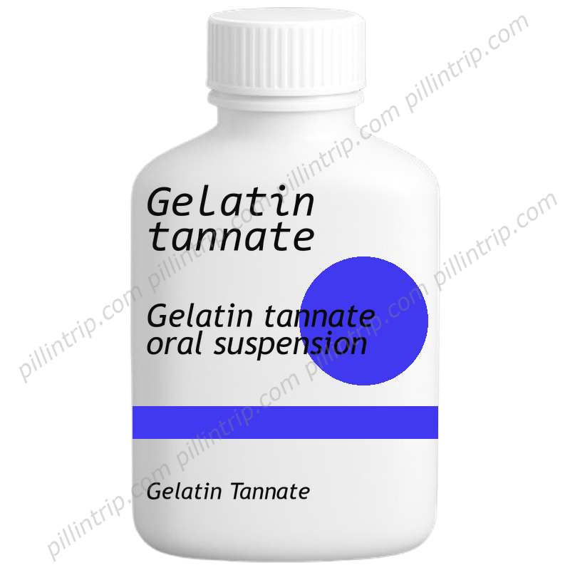 Gelatin tannate : Uses, Side Effects, Interactions, Dosage / Pillintrip