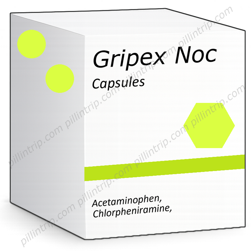 Gripex Noc : Uses, Side Effects, Interactions, Dosage / Pillintrip