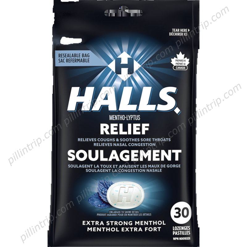 Halls Extra Strong : Uses, Side Effects, Interactions, Dosage / Pillintrip