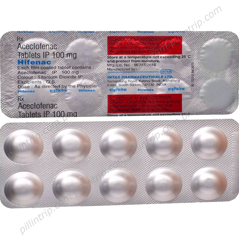 Hifenac -P : Uses, Side Effects, Interactions, Dosage / Pillintrip