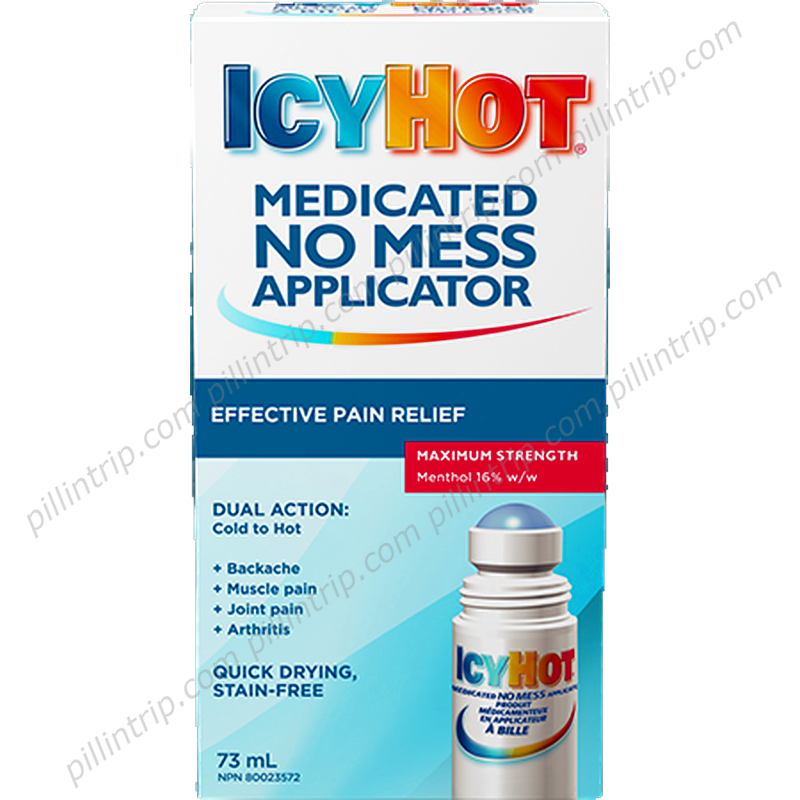 Icy Hot Medicated No Mess Applicator : Uses, Side Effects, Interactions ...