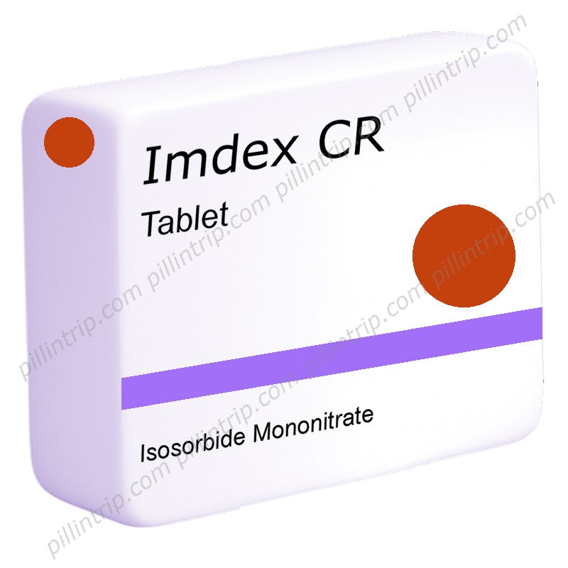 Imdex CR : Uses, Side Effects, Interactions, Dosage / Pillintrip