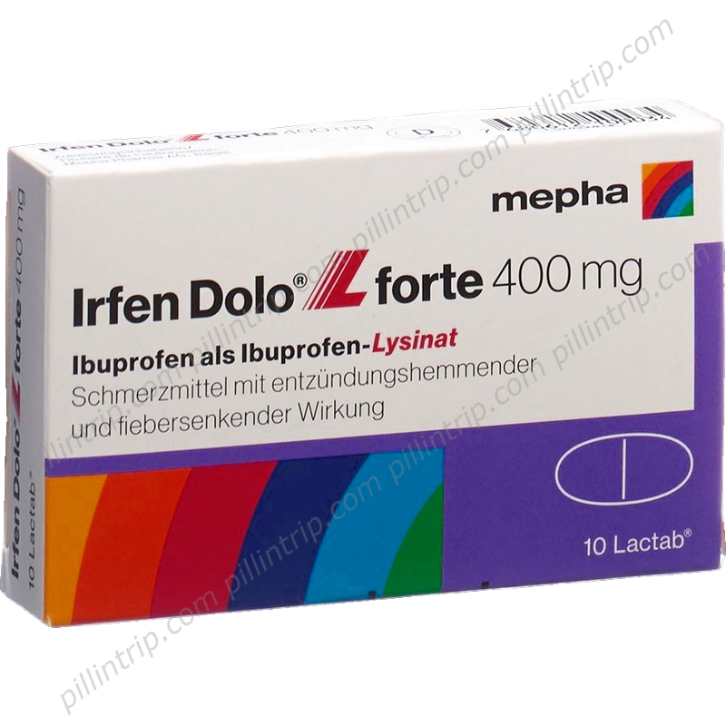 Irfen Dolo L 400mg : Uses, Side Effects, Interactions, Dosage / Pillintrip