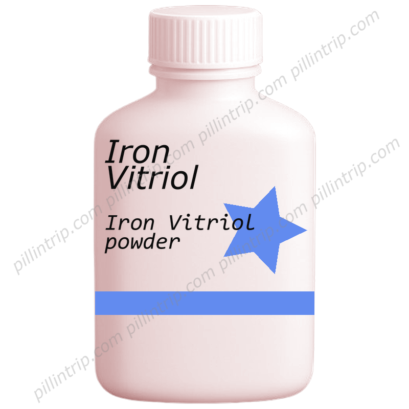 Iron Vitriol : Uses, Side Effects, Interactions, Dosage / Pillintrip