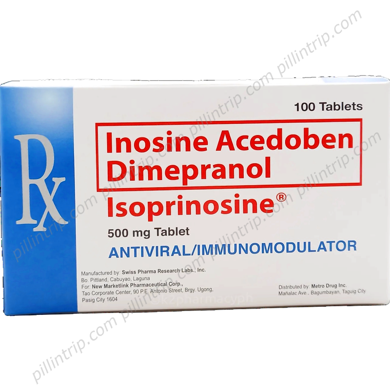 Isoprinosine 500mg : Usos, Efectos Secundarios, Interacciones, Dosis ...