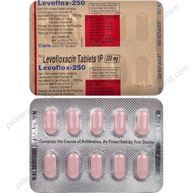 Levoflox 250 : Uses, Side Effects, Interactions, Dosage / Pillintrip