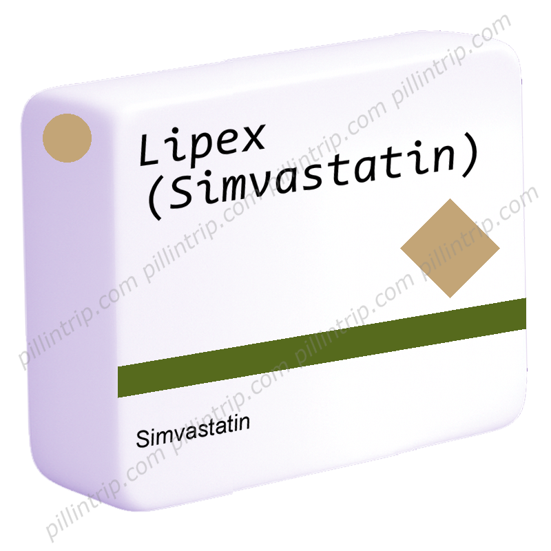 Lipex (Simvastatin) : Uses, Side Effects, Interactions, Dosage / Pillintrip