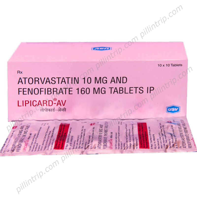 Lipicard-AV : Uses, Side Effects, Interactions, Dosage / Pillintrip