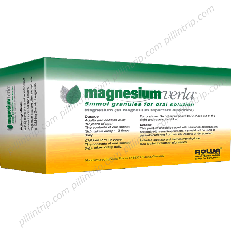 Magnesium Verla : Uses, Side Effects, Interactions, Dosage / Pillintrip