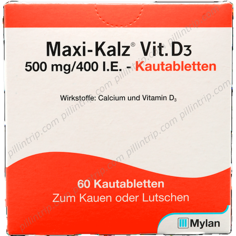 Maxi-Kalz Vit. D3 : Uses, Side Effects, Interactions, Dosage / Pillintrip