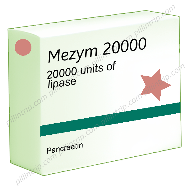 Mezym 20000 : Usi, Effetti Collaterali, Interazioni, Dosaggio / Pillintrip